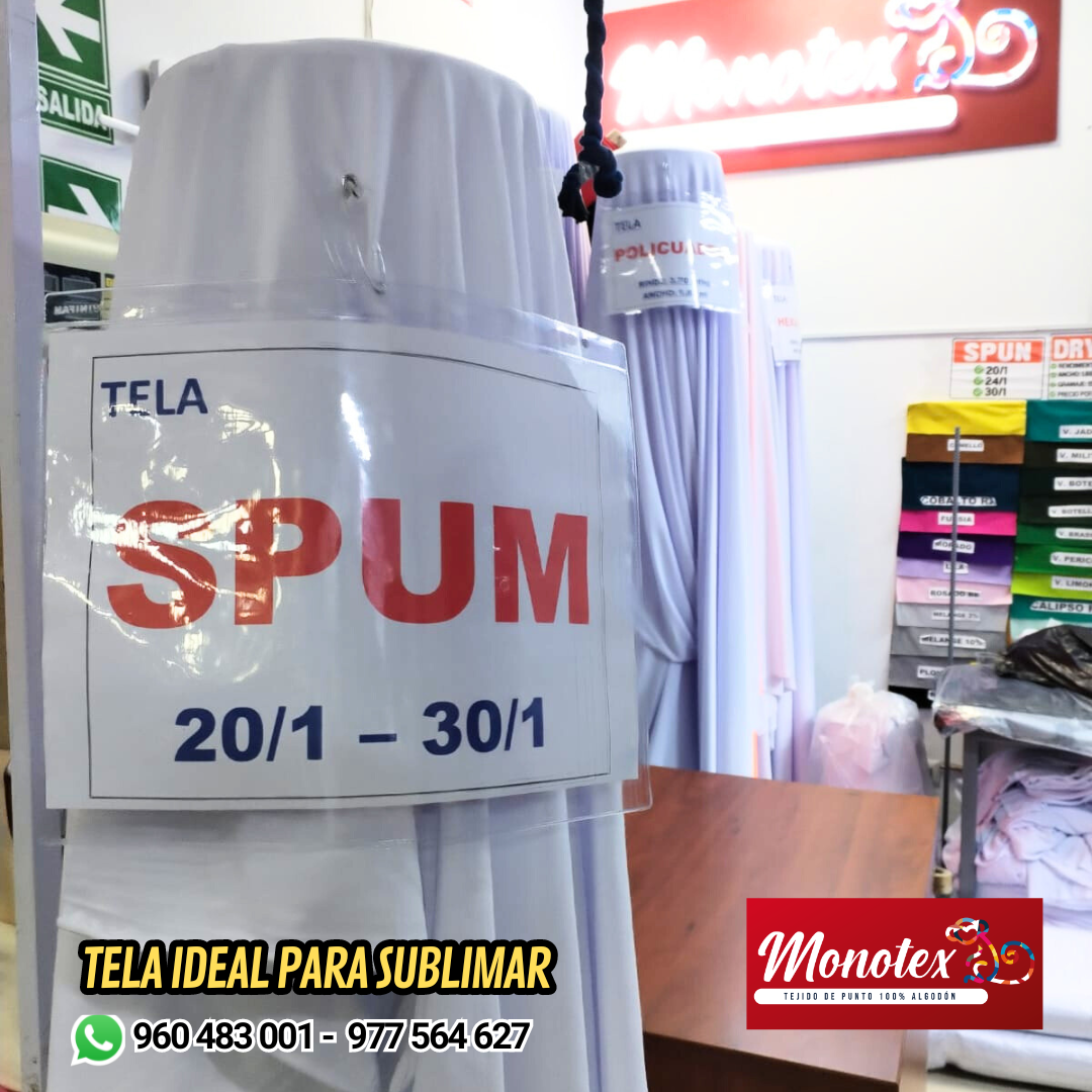 JERSEY SPUM IDEAL PARA LA SUBLIMACIÓN